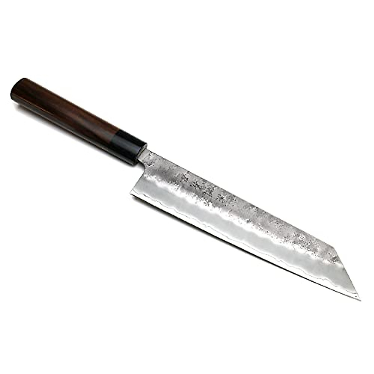 Yoshihiro Stainless Clad Nashiji Ginsan High Carbon Stain Resistant Steel Kiritsuke Multipurpose Chefs Knife (9.5"(240mm) & No Saya)