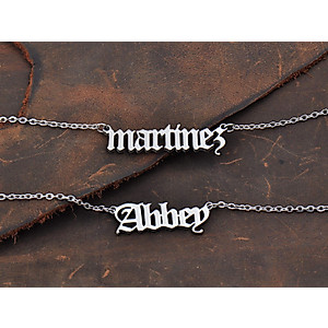 HUAN XUN Personalized Name Jewelry Custom Necklace for Girls Torin
