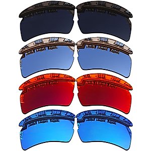 Vonxyz Set of 4 Lenses Replacement for Oakley Flak 2.0 OO9295 Sunglass Combo Pack