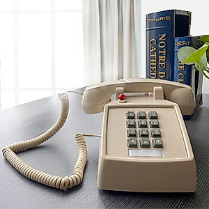 SOUJOY Vintage Cord Phone - Retro Style for Home & Office