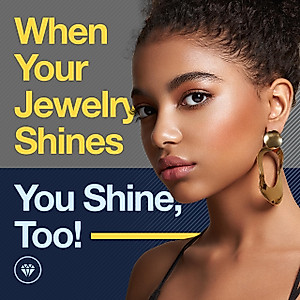 Sterling Silver Jewelry Cleaner | Silver Jewelry Cleaner Solution Dip, Dip Tray, Sterling Silver Cleaner, Jewelry Tarnish Silver Polishing for Jewelry and Ring Cleaner