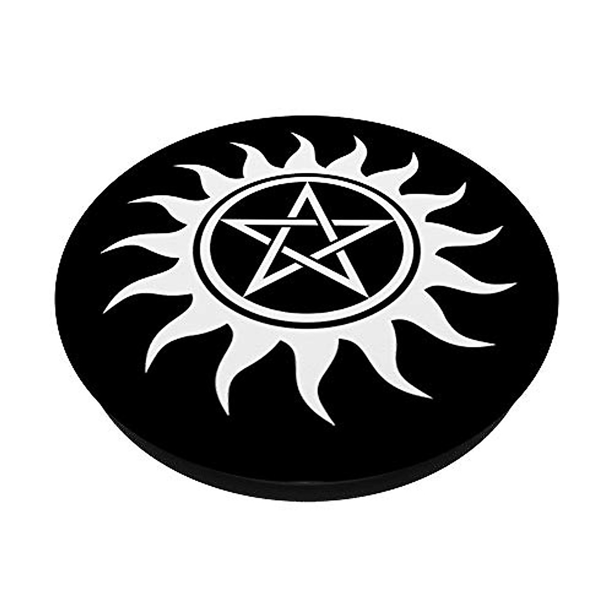 Anti Possession Pentagram Symbol PopSockets PopGrip: Swappable Grip for Phones & Tablets