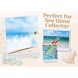 Onebttl Sea Glass Collector Gifts for Women, Tumbler Travel Coffee Mug, Stainless Steel Insulated with Lid 20oz/590ml