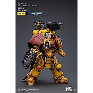 HiPlay JoyToy Warhammer 40K Imperial Fists Third Captain Tor Garadon 1:18 Scale Collectible Action Figure