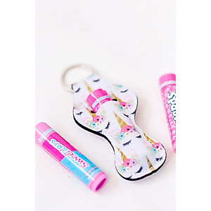 Daisy Lane Christmas Stocking Stuffer for Women Teen Girl, Small Gift Set for Kid, Keychain Hair Tie (Unicorn)