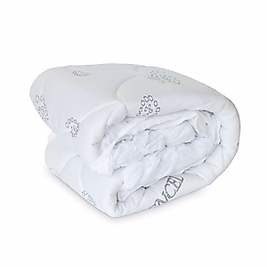 Spa Luxury Plush Cool Touch Tencel Lyocell - Poly Knit Mattress Pad (Queen) White