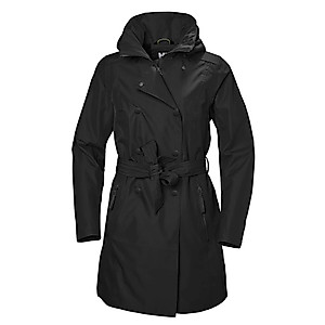 Helly-Hansen Womens Welsey Ii Trench, 990 Black, Large