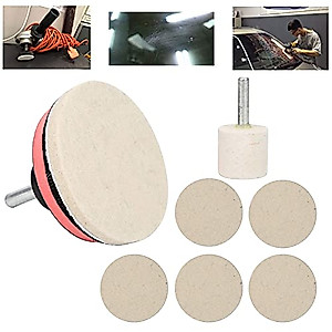 Glass Polishing Kit Car Windscreen Glass Scratch Remover 100g Cerium Oxide Powder Polishing Kit Wheels Set Polish Pads