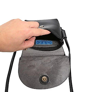 WaitingU Shoulder Crossbody Bag Soft PU Leather Cellphone Purse Moblie Phone Carrying Cases Shoulder Bag Pouch Daily Use