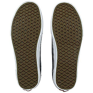 Vans Men's Ward Sneaker, Black Suede Canvas Black White C24, 14