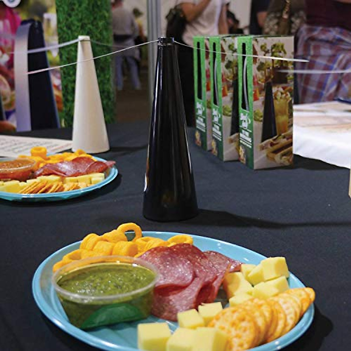 ShooAway Fly Fan - All Natural and Chemical Free (Black, 2 Pack)