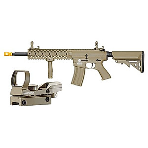 Extra Multi Reticle Full Metal Airsoft Scope Sight - Lancer Tactical Gen 2 Evo M4 High FPS 390 FPS Airsoft AEG Rifle