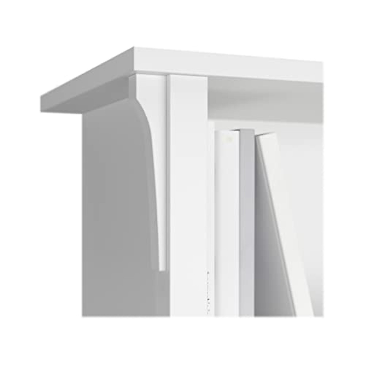 Bush Furniture Salinas 6 Cube Organizer, Pure White and Shiplap Gray