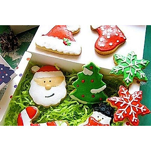 Christmas Cookie Cutter Set-9 piece-Gingerbread Men, Snowflake, Reindeer, Angel, Christmas Tree, Snowman, Santa Face and More Cookie Cutters molds