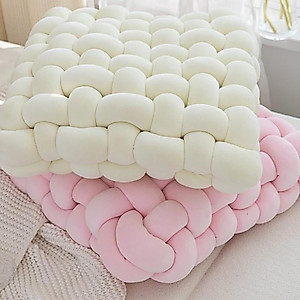 Velvet Chunky Yarn Bulky Giant Arm Knitting Yarn, Super Soft Tubular Weight Jumbo Yarn,DIY Crochet Hand Knitting Thick Yarn for Blanket,Pet Bed, Rugs Pillow,Handbag(2.2lb-Pink)