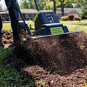 Earthwise Power Tools by ALM TC70125EW Tiller, 16-Inch, 12.5-Amp, Black