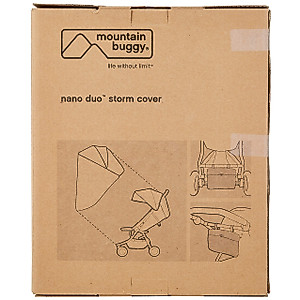 Mountain Buggy Nano Duo Storm Cover, Clear