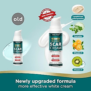 Silicone Scar Cream Gel for Scars: Medical Grade Silicone for Old and New Scars