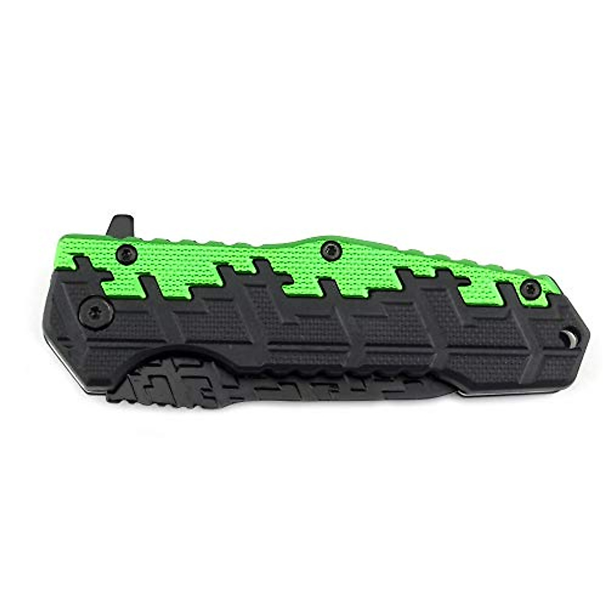 Vulcan Gear Digital Camo Assisted Open Metal Folding Knife (Green)
