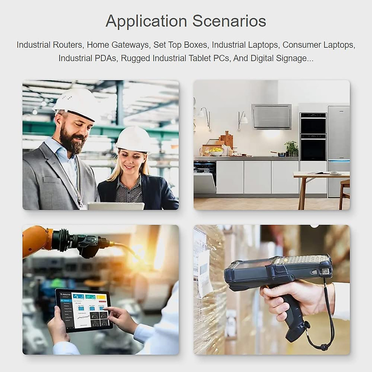 Waveshare Quectel 5G Sub-6 GHz Module Designed for IoT/EMBB Applications Industrial-Grade Modules Support DFOTA and Volte Functions-RM502Q-AE