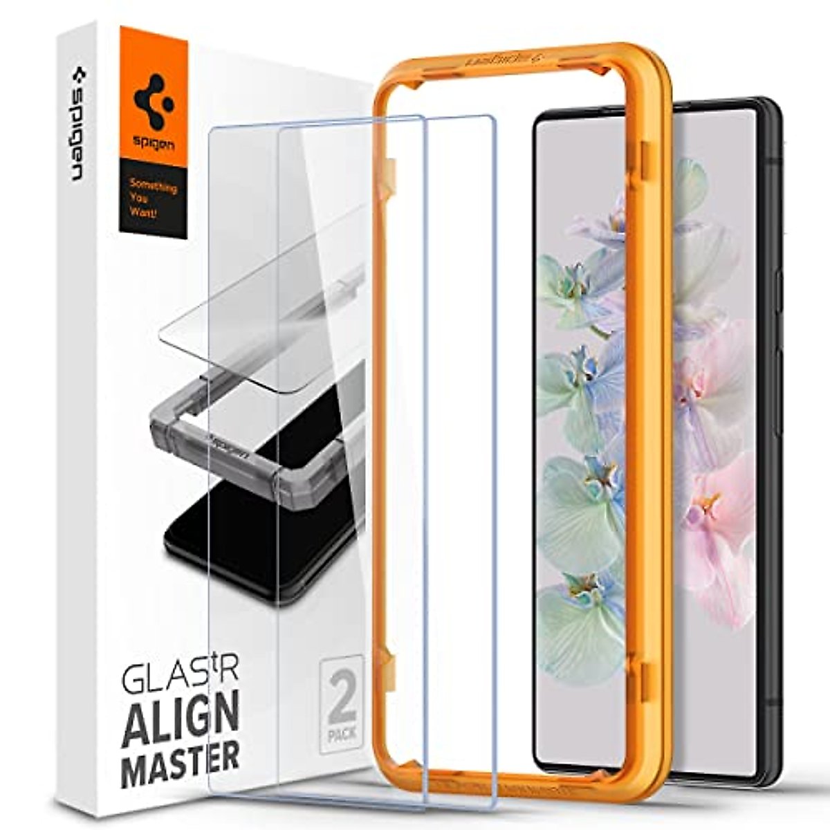 Spigen Tempered Glass Screen Protector [GlasTR AlignMaster] designed for Pixel 7 [Case Friendly] - 2 Pack