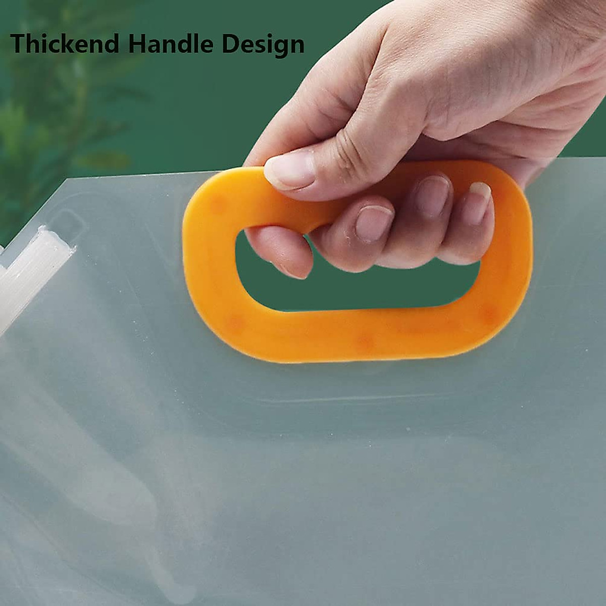 AODGHC Grain Moisture-Proof Sealed Bag,10Pcs Resealable Stand Up Pouches,Transparent Food Sealing Bags,Rice Packaging Bags for Home Kitchen (2.5L Bag with 3.3cm Mouth)