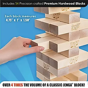Jenga Giant - Stacks to Over 3 feet - Officially Licensed - JS4