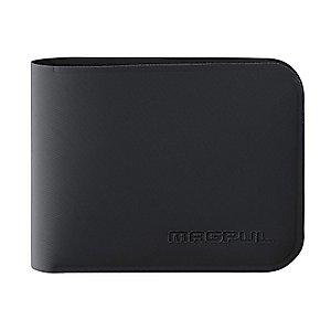 Magpul unisex-adult Polymer DAKA Bifold Tactical Minimalist Cash and Card Holder Wallet EDC Gear, Black