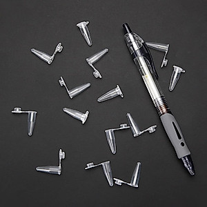 BKMAMLAB 0.2ml Microcentrifuge Tubes 1000 Pieces, EO Sterilized Plastic Small Vials with Caps for Sample Storage without Leakage(1000)