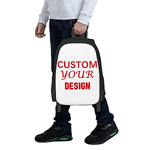Custom Laptop Backpack Personalized Large Capacity Shoulder Schoolbag Add Your Own Name Travel Backpack Custom Backpack