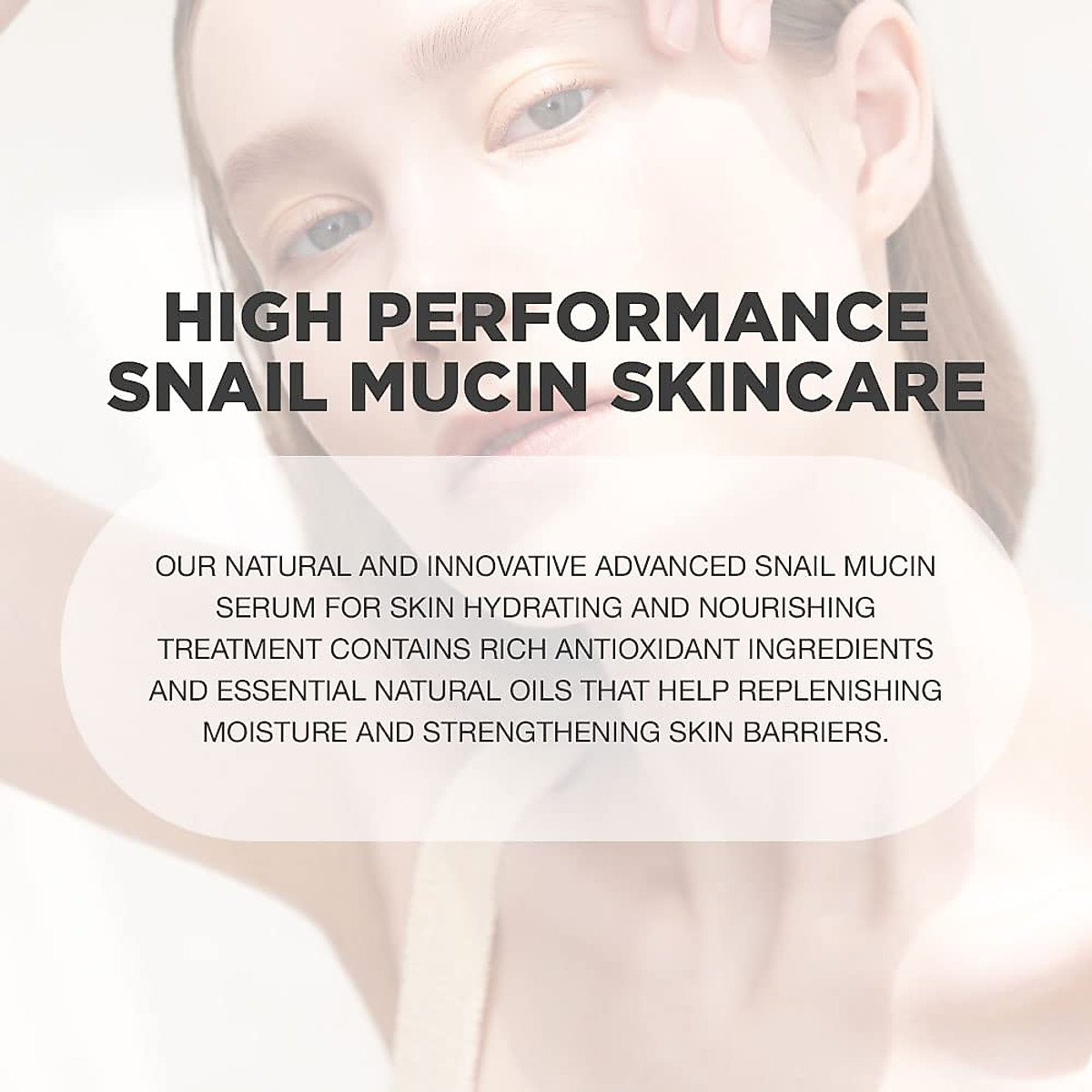 Snail Mucin Essence Serum | Advanced Snail Mucin Essence Serum | Snail Mucin Essence with High Concentrate of Snail Secretion Filtrate | Snail Serum with Natural Age-Defying Complex | Korean Essence Night Serum with 96% Snail Mucin Extracts | Korean Essen