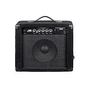 Monoprice 1x8 Bass Combo Amplifier, 20-Watt, 3-Band EQ, Headphone Output