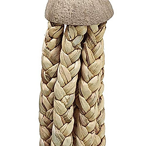 Bonka Bird Toys 1946 Huge Coco Platt Large Palm Braid Chew Foraging Shredding Parrot Eclectus Macaw African Grey