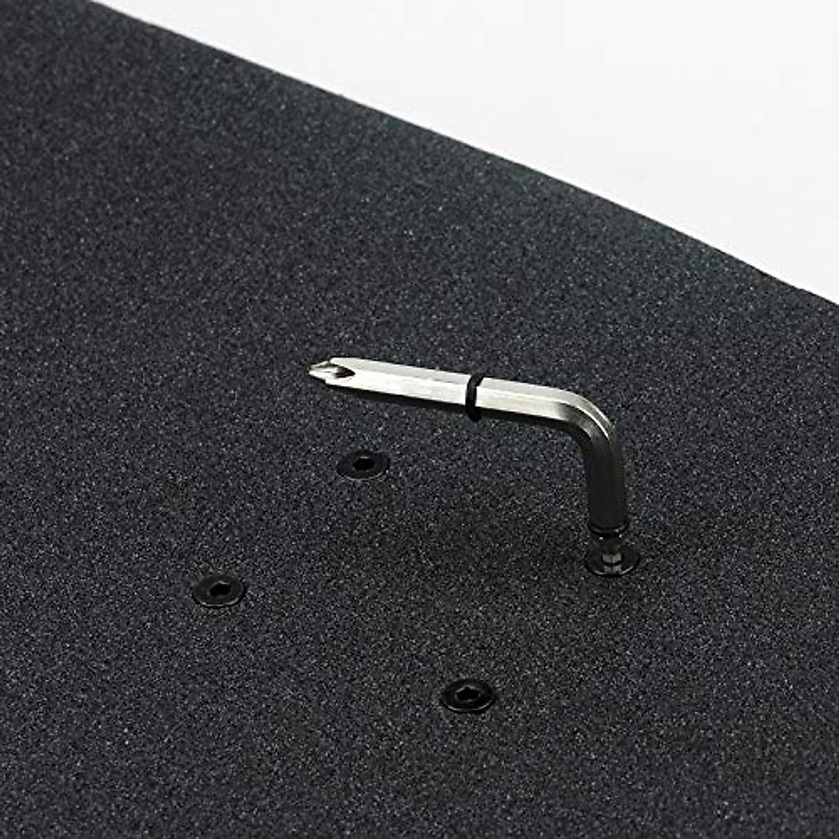 Easy-to-use Black T-Skateboard Tool, for Skateboard Truck, Deck, Bolts, Hardware, Allen Keys (Black T Type)