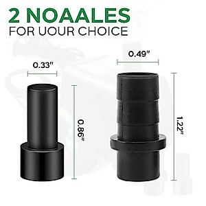 Fountain Pump with Led Lights, 220GPH 15W Submersible Water Fountain with 63" High Lift for Aquarium Fish Tank Pond Hydroponic 5.9ft Power Cord, 2 Nozzles