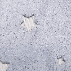 Tadpoles Super Soft Glow in The Dark Stars Baby Blanket, Girls and Boys (30x40 inch)