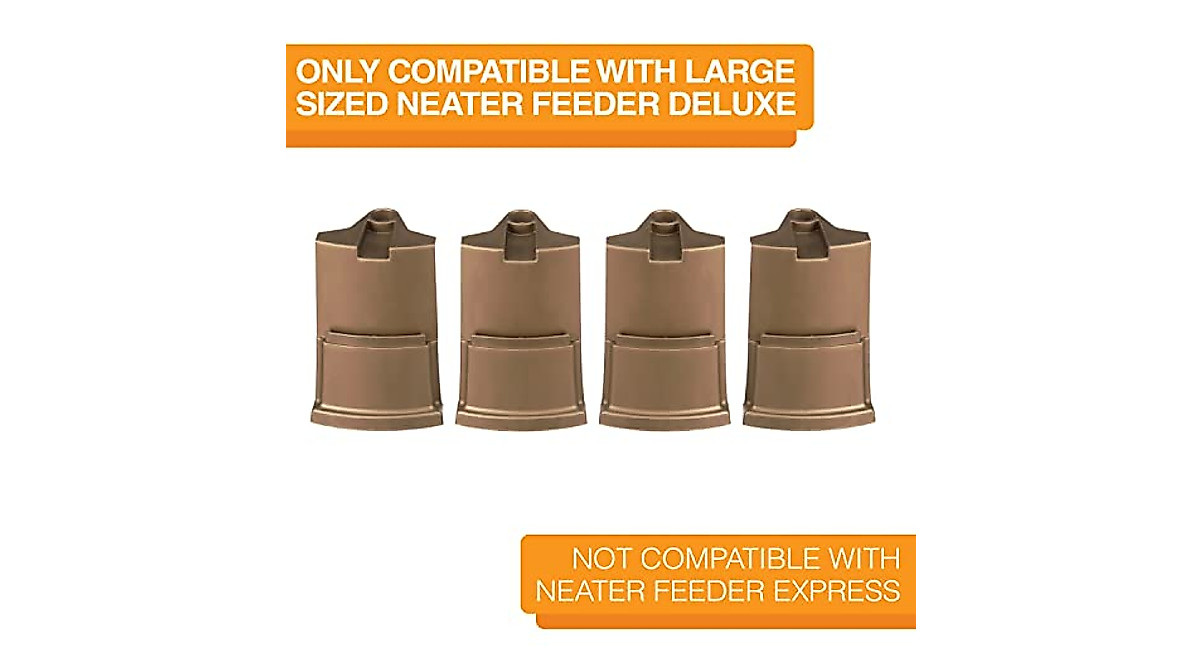 Neater Feeder Deluxe Leg Extensions - 4 Pack for Large Dogs