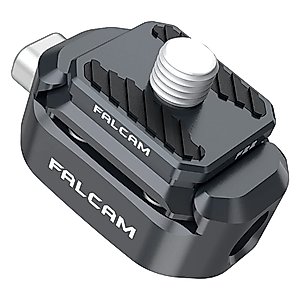 FALCAM F22 Quick Release Kit for Insta360, Panoramic Camera Mounting Adapter Convert 1/4" Thread to F22 QR System, Camera Accessory for Insta 360 ONE RS, ONE RS 1-inch, ONE X/X2/X3/Go 3/Ace Pro