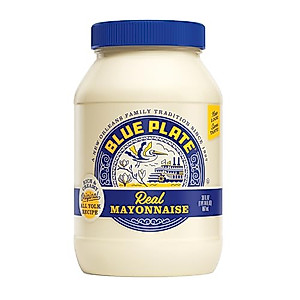 Blue Plate Real Mayonnaise, Homestyle Mayo For Chicken Salad to Deviled Eggs, 30 Fl Oz (Pack of 1)