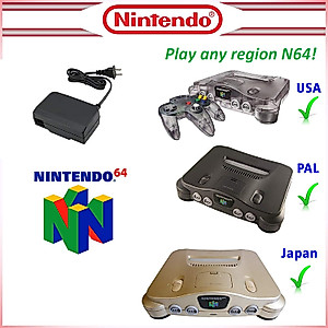 N64 Power Supply Adapter Suitable Original Replacement for Nintendo N64 Power Cord AC Adapter Region Free Game Compatible nintendo 64 power supply RSUN64