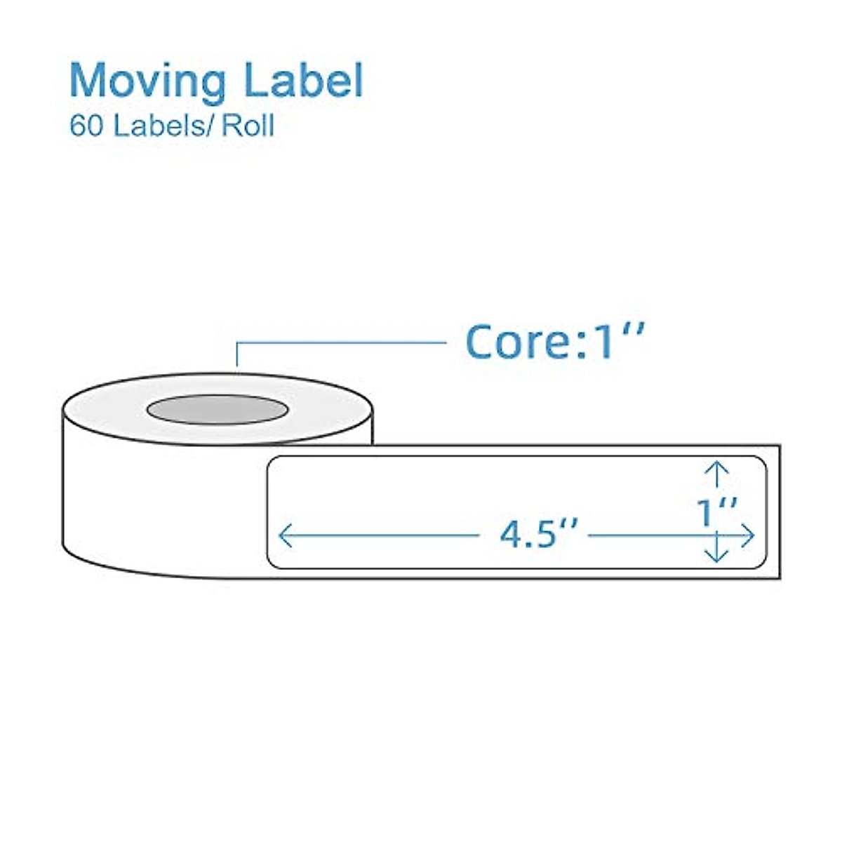 Labelebal 960 Count Moving Labels 14 Different Living Spaces + Fragile Stickers + Blank White Label Home Moving Color Coding Labels Moving Sticker for Storaging Packing Moving (16Rolls, 60/Roll)