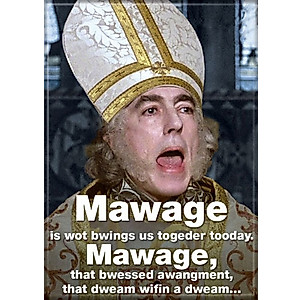 Ata-Boy The Princess Bride 'Mawage' 2.5" x 3.5" Magnet for Refrigerators and Lockers