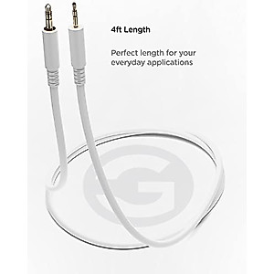 GALVANOX Replacement Cord for Bose Headphone Cable Compatible with Bose QC35 II / QC45 (White)
