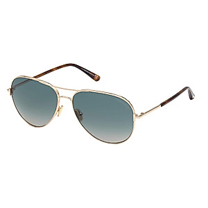 Tom Ford CLARK FT 0823 Rose Gold/Green Shaded 59/14/140 unisex Sunglasses