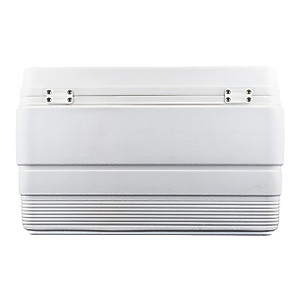 NeverBreak Parts - Igloo Cooler Replacement Parts - Small White Kit (2 Hinges, 1 Latch with Post and Screws) | High Strength Igloo Cooler Hinges Replacement with Latch