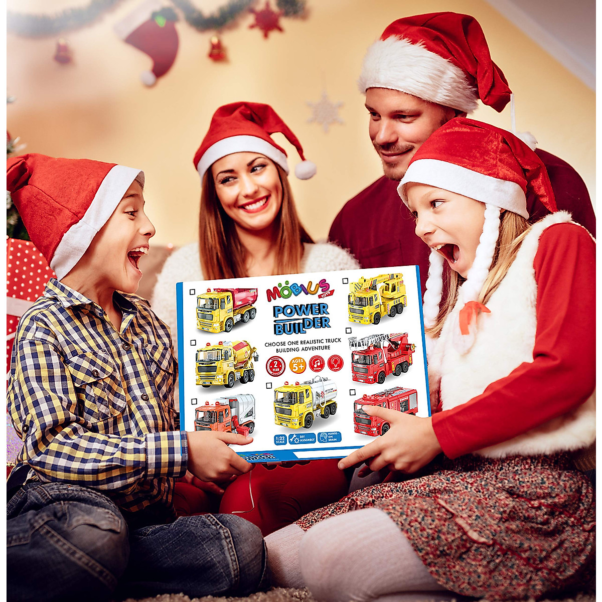 Take-Apart Fire Truck - 99 Pcs STEM Toys Build Your Own Fire Engine-DIY Building Assembly Kit w/Realistic Lights and Sounds - Educational Gift Idea for Kids Ages 5 6 7 8 9 Years Old