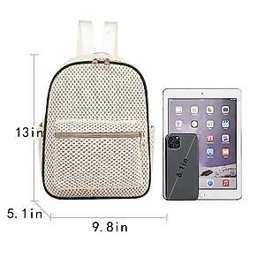 ZLM BAG US Handwoven Straw Backpack for Women Bohemian Beach Backpack Purse Casual Holiday Daypack