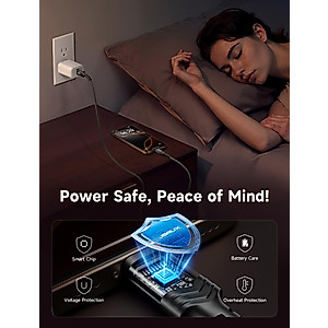 JSAUX USB C Cable [2-Pack 6.6ft], USB A to USB Cord 3.1A Fast Charging Compatible with iPhone 16/16 Plus/16 Pro/16 Pro Max/iPhone 16e/iPhone 15 Series, Samsung S20 S10 S9, Note 20 10, Car Play -Black