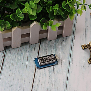 Comimark 3Pcs 4 Bits TM1637 Digital Tube LED Clock Display Module for Arduino Due UNO 2560 R3
