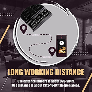Retekess T112 Restaurant Pager System,Restaurant Buzzer with Transmitter and 20 Chargeable Pagers for Restaurant,Food Truck,Hospital,Church